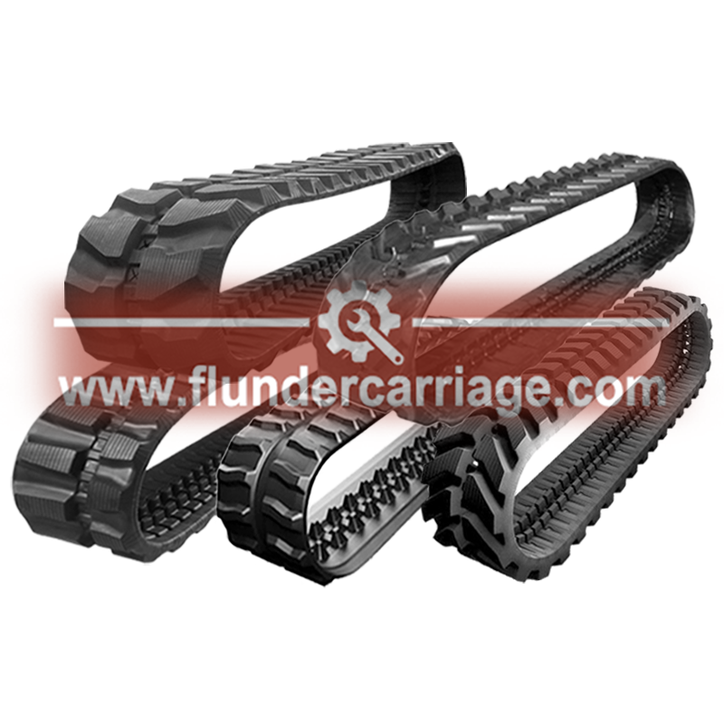 Rubber Track for John Deere 80 Hitachi EX 80 (Fit Rubber Tracks Daewoo ...